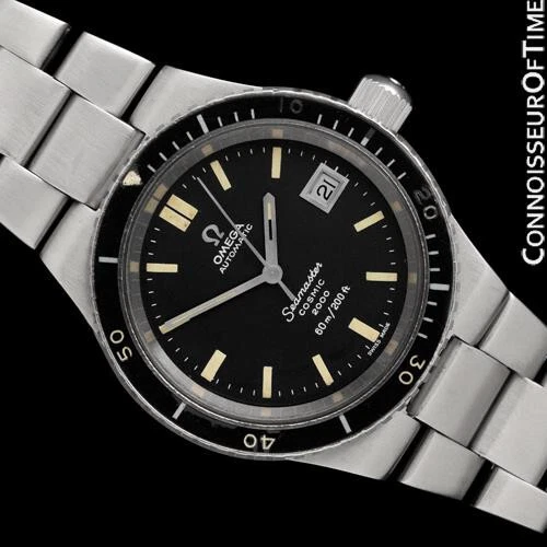 1970'S OMEGA SEAMASTER Cosmic 2000 166.137 Plongeurs Montre - Origine W ...