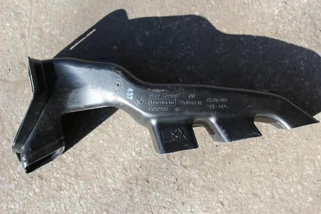 ORIGINAL BMW 1ER E87 Verkleidung Heizkanal Lüftung Fussraum Fondraum ...