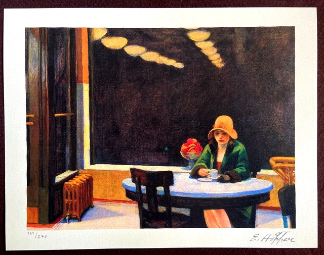 EDWARD HOPPER LITHOGRAPHIE Agréé COA Signature Et Timbre ( Wayne ...