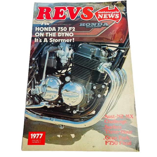 REVS MOTORCYCLE NEWS Magazine 1977 Vol. 11 No. 2 Large A3 Print RARE $50.00 - PicClick AU