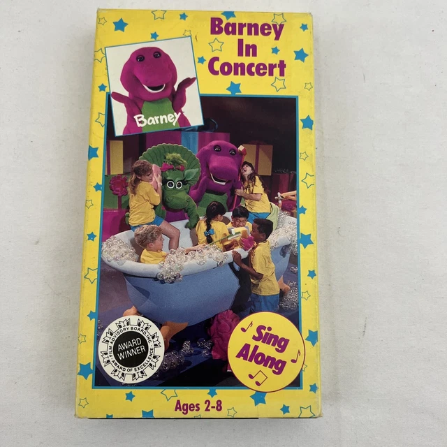 BARNEY IN CONCERT (VHS, 1991) Sing Along Songs Video Tape - Lyons Group ... BARNEY IN CONCERT (VHS, 1991) Sing Along Songs Video Tape - Lyons Group ...