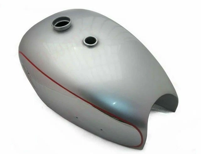 BSA B31 A7 A10 swing arm frame gas fuel petrol tank chrome silver paint ...