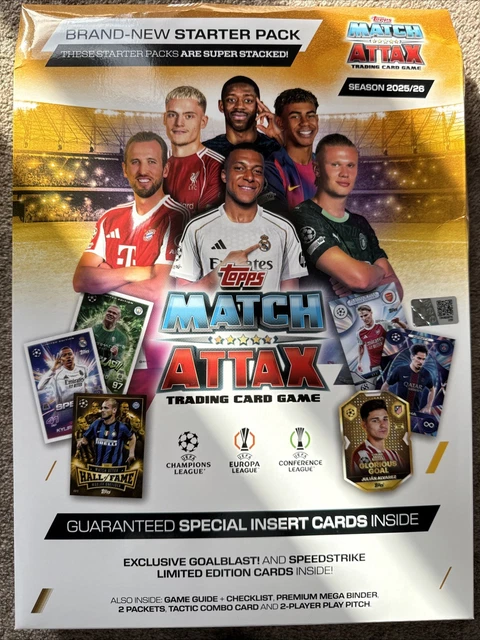 TOPPS MATCH ATTAX Champions League 2025/26 Starter Pack £8.00 - PicClick UK