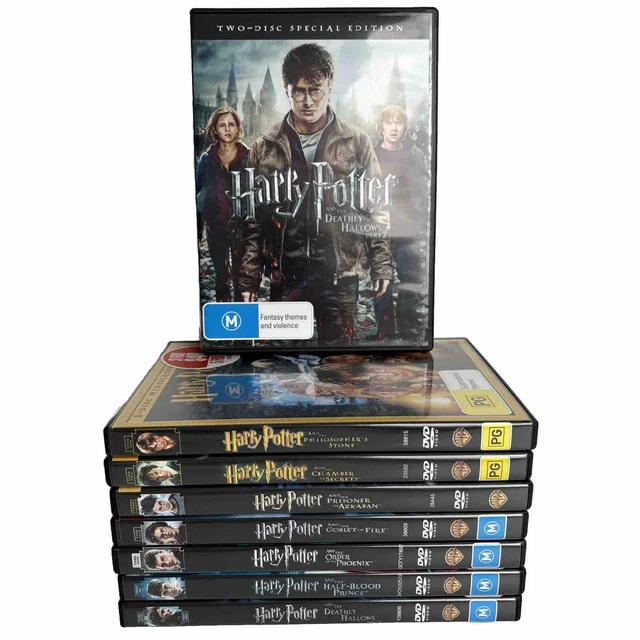 HARRY POTTER DVD Collection 8 Film 15 Discs Box Set Complete All Movies ...