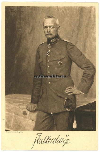 ORIG. AK POSTKARTE Portrait General Erich von Falkenhayn - Adel EUR 9 ...