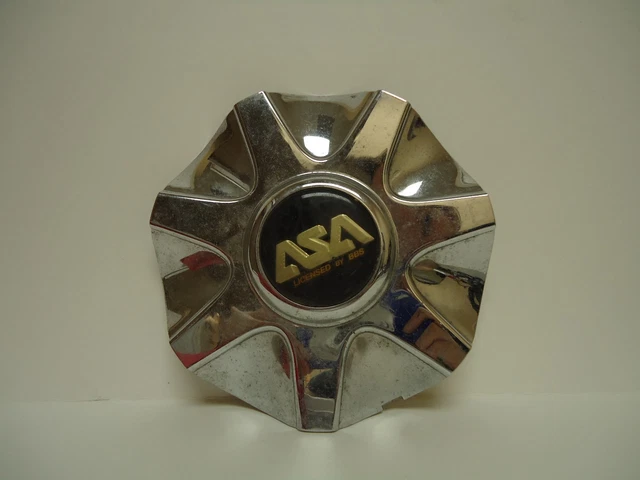 ORIGINAL ASA WHEELS Chrome WHEEL/RIM CENTER CAP 8B508- (1ea)-WOW! gold ...