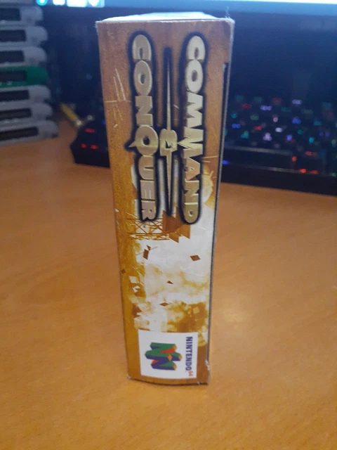 COMMAND & CONQUER (Nintendo 64, 1999) CIB complete in box rare htf N64 ...