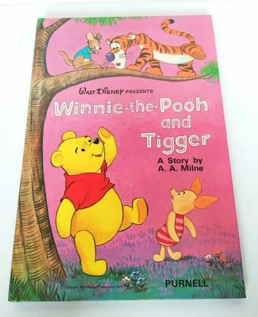 WINNIE THE POOH And Tigger (Hardback Book) by A.A. Milne-1974 reprint ...