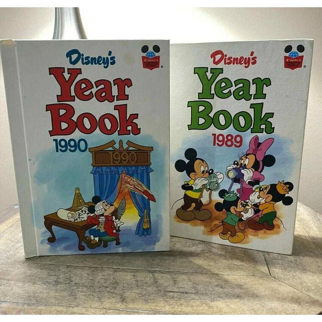 DISNEY'S YEAR BOOKS 1989 and 1990 Set of 2 £7.87 - PicClick UK