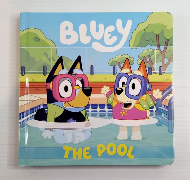 2 X BLUEY BOARD BOOKS Bluey: All About Bluey (2018) & The Pool (2021 ...