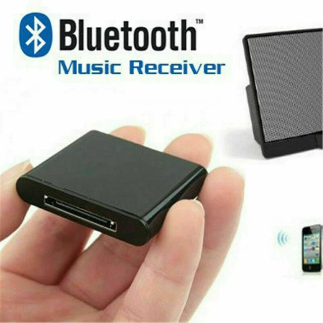 BLUETOOTH A2DP MUSIC Receiver Audio Adapter for iPod iPhone 30Pin Dock ...