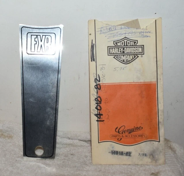 HARLEY-DAVIDSON FXR FUEL Tank Center Console Dash Panel Cover Insert ...
