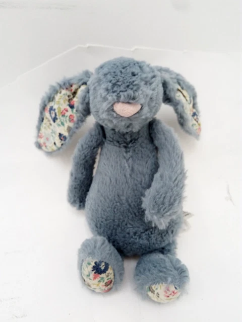 JELLYCAT SMALL DUSKY Blue Blossom Bunny Plush 6" £10.50 - PicClick UK