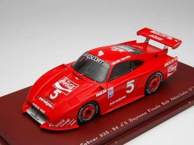TSM MODEL TSM10434 1/43 Fabcar 935-84 Coca-Cola Daytona Finale 1983 #5 ...