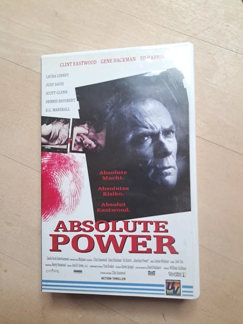 ABSOLUTE POWER - Clint Eastwood & Gene Hackman - VHS Video Kassette Gut @806 EUR 5,00 - PicClick DE
