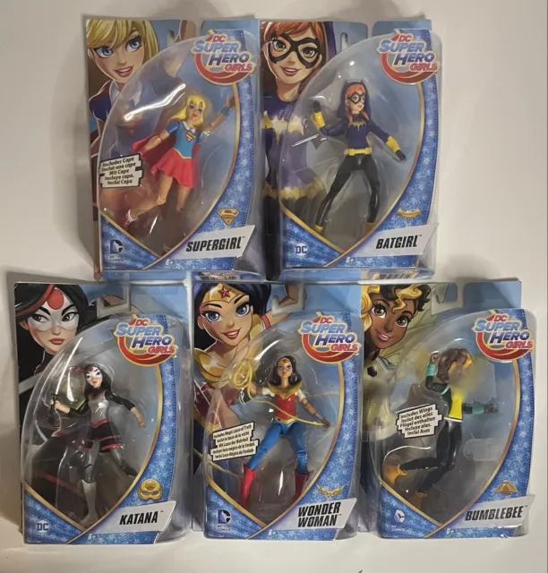 Dc Super Hero Girls Mattel Supergirl Batgirl Wonder Woman Katana