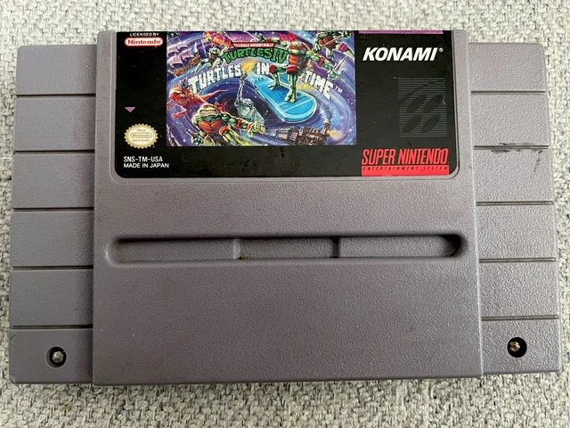 TEENAGE MUTANT NINJA Turtles IV: Turtles in Time (Super Nintendo SNES ...