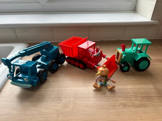 BOB THE BUILDER Lofty The Crane Travis Tractor Muck Bulldozer Spud ...