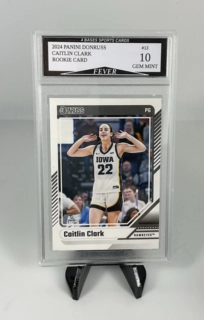 2024 PANINI DONRUSS Caitlin Clark Indiana Fever Rookie Card #13 Gem ...
