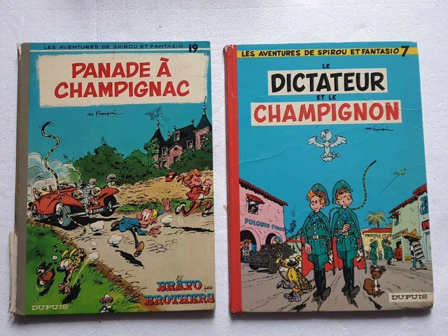 BD SPIROU PANADE à Champignac 1972 Le Dictateur Champignon 1977 EUR 7 ...
