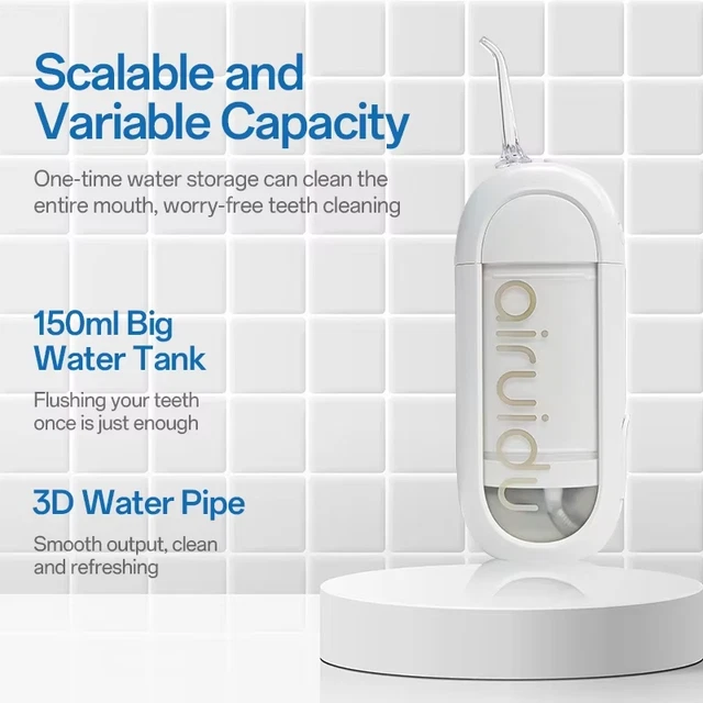 PORTABLE ORAL IRRIGATOR Dental Water Jet Mini Powerful Water Flosser ...