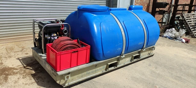 PORTABLE SKID MOUNTED Fire Pump Bowser Dust Supression Fire Engine ...