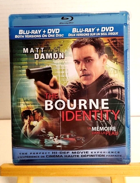 THE BOURNE IDENTITY Matt Damon (Blu-ray/DVD, 2002) Hi-Def Movie ...