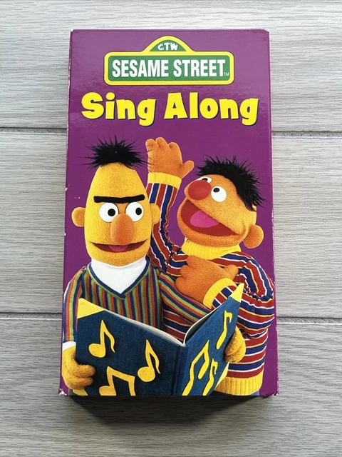 SESAME STREET SING Along VHS Tape 1987 Bert and Ernie Children’s Songs ...