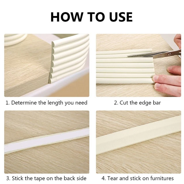 PROTECTION FOAM BUMPER Baby Safety Table Edge Desk Corner Protector ...