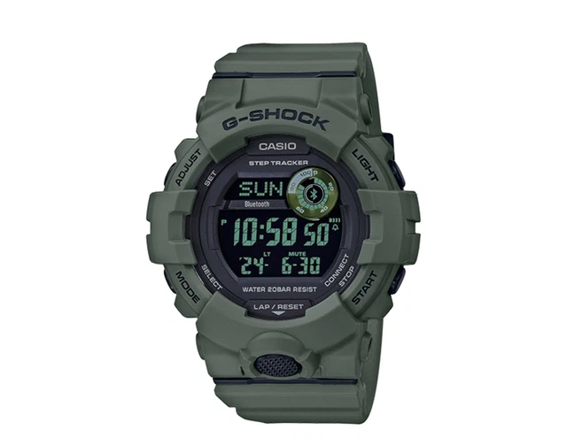 CASIO G-SHOCK OLIVE Green Step Tracker – Bluetooth – Digital Watch ...