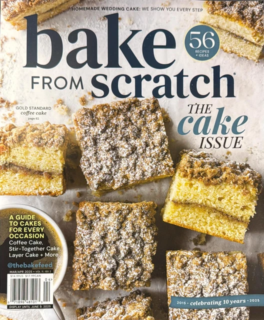 BAKE FROM SCRATCH Magazine March April 2025 £15.88 - PicClick UK