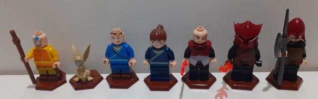 LEGO AVATAR: THE Last Airbender lotto minifigure. Zuko, Katara, MoMo ...