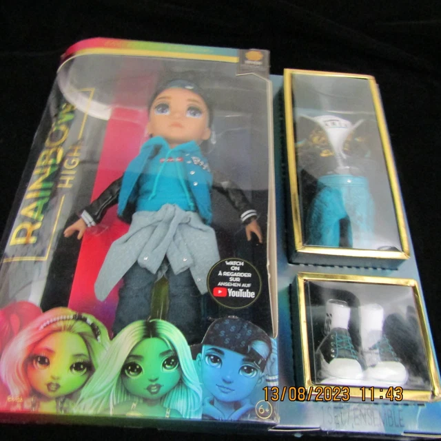 RAINBOW HIGH RIVER Boy Doll Collect the Rainbow With Extra Outfit New ...