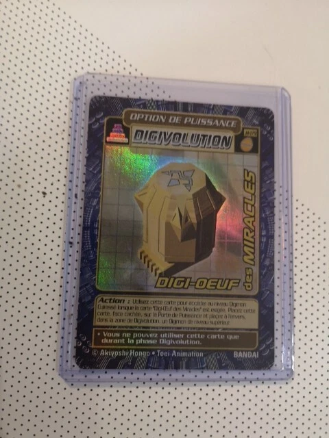 DIGI ŒUF DES Miracles Foil carte Digimon série 3 # jd-179 EUR 30,00 - PicClick FR