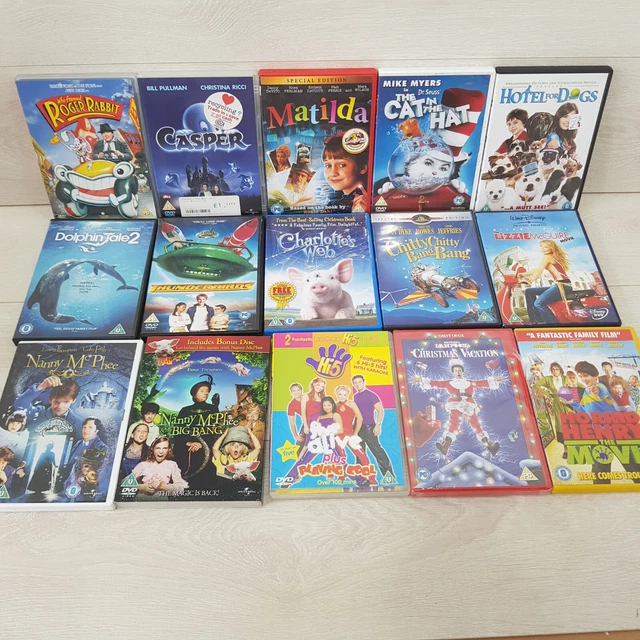 LOT BUNDLE OF 15 DVDs Teens Kids Children Family Films Movies £19.99 ...