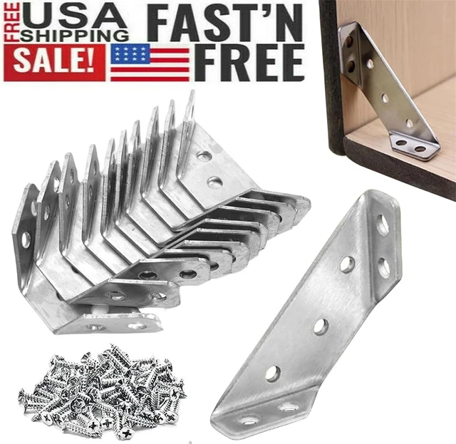 LOT ANGLE CORNER Bracket Corner Brace Triangular Corner Connector For ...