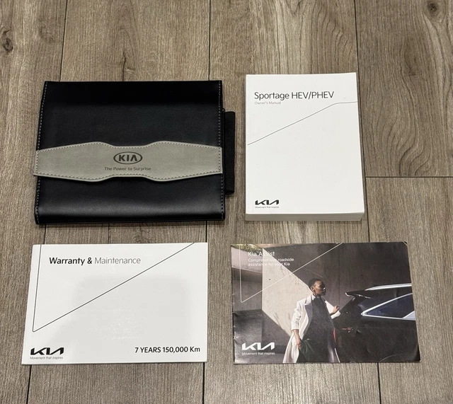 KIA SPORTAGE HEV/PHEV Owners Manual And Service Book 2020-2025 £39.99 ...