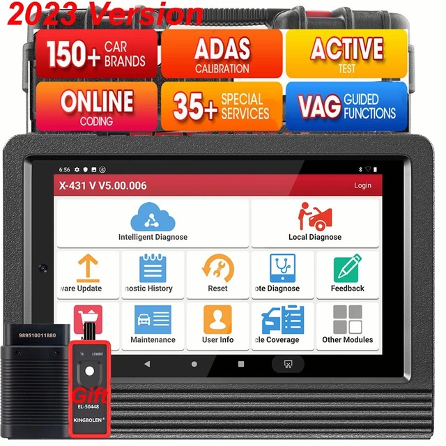 LAUNCH X431 V PROS Elite OBD2 Bi-directional Diagnostic Scanner Tool ...