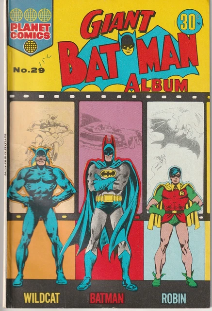AUSTRALIAN COMIC: GIANT Batman Album #29 Colour Comics 1974 - Golden ...