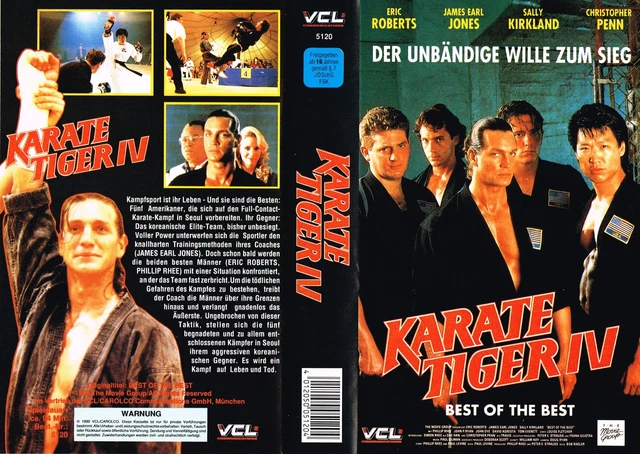 (VHS) KARATE TIGER IV - Best of the Best - Eric Roberts, Phillip Rhee ...