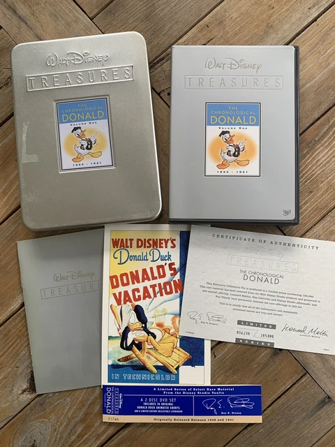 WALT DISNEY TREASURES The Chronological Donald Duck Volume One 2 DVD ...