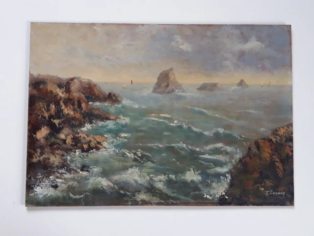 TABLEAU PEINTURE HUILE sur panneau signé Laquay EUR 80,00 - PicClick FR