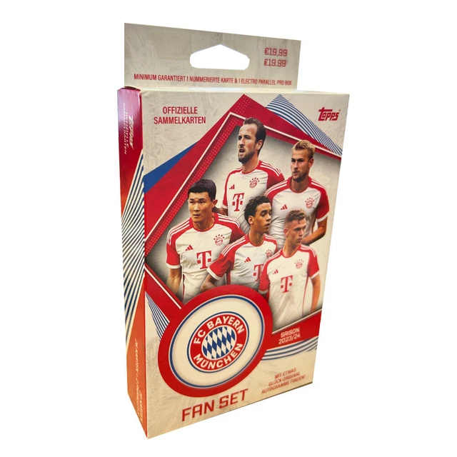 TOPPS FC BAYERN München Sammelkarten Trading Cards Team Set 2023/24 EUR ...