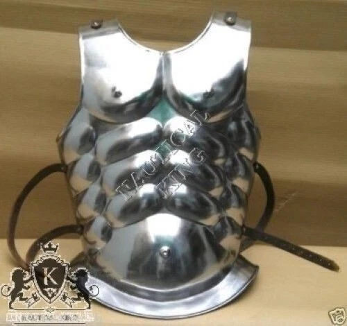 MEDIEVAL ROMAN GREEK Muscle Body-Armor Steel LARP Chest Plate Half ...
