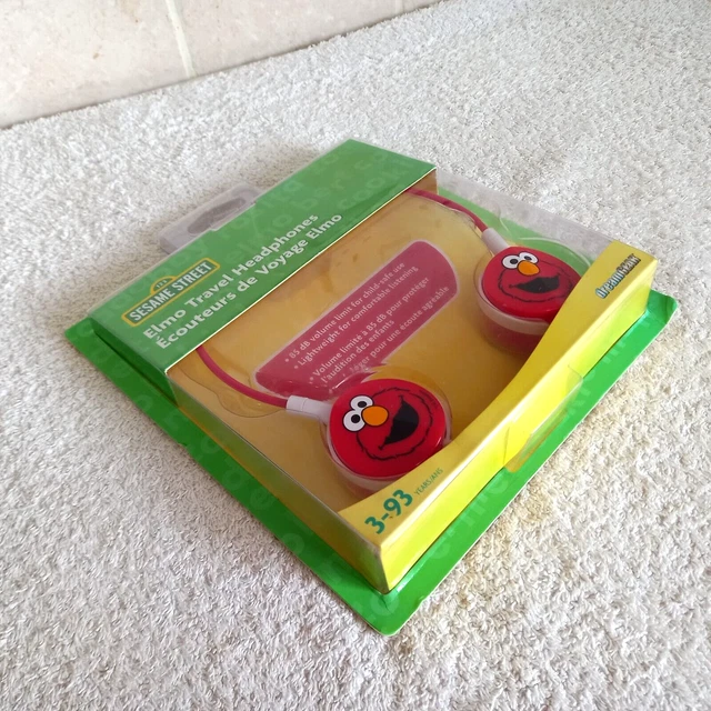 SESAME STREET ELMO Travel Headphones New £10.99 - PicClick UK