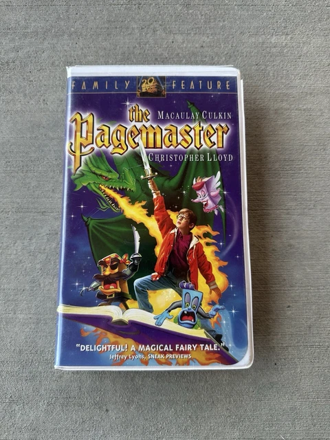 THE PAGEMASTER VHS 1995 Clamshell Macaulay Culkin Christopher Lloyd £16 ...