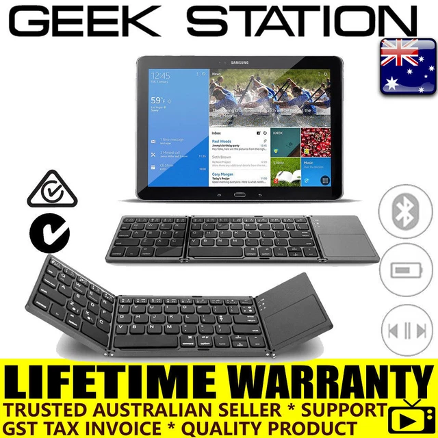 Foldable Folding Bluetooth Wireless Keyboard Touchpad Mouse For Phone Tablet Pc 69 00 Picclick Au