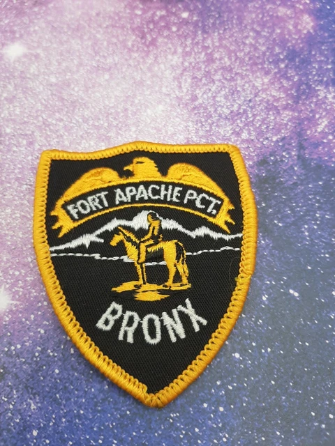 VTG RARE FORT Apache Pct. BRONX PATCH Discontinued Fort Apache Precinct ...