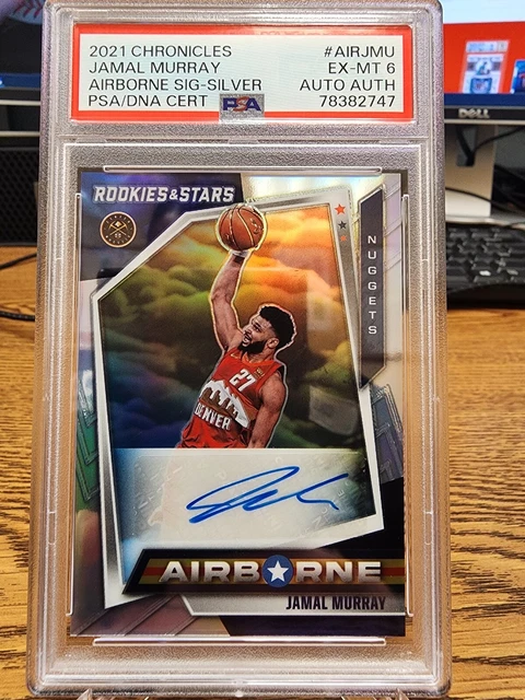 JAMAL MURRAY AIRBORNE Prizm Auto /49 2021-22 Chronicles Rookies & Stars ...