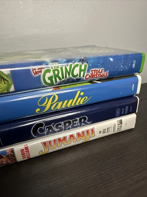 WARNER BROS DREAMWORKS Universal Kids Family Clamshell VHS Movies Lot ...
